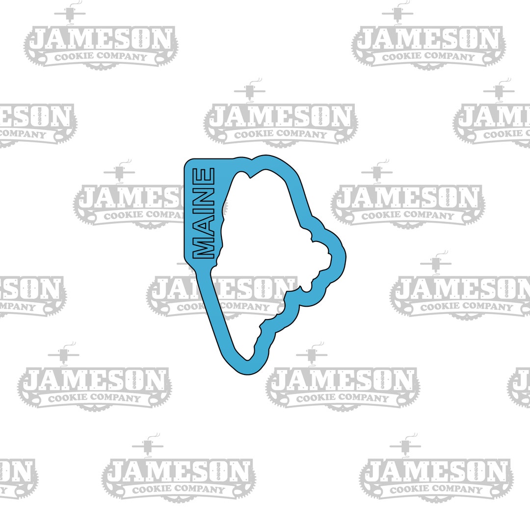 Maine State Shape Cookie Cutter - Etsy