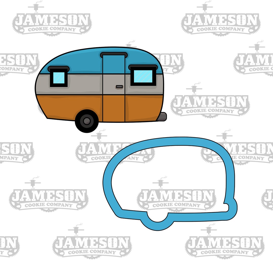 Camper RV Cookie Cutter - Travel Trailer - Camping - Etsy