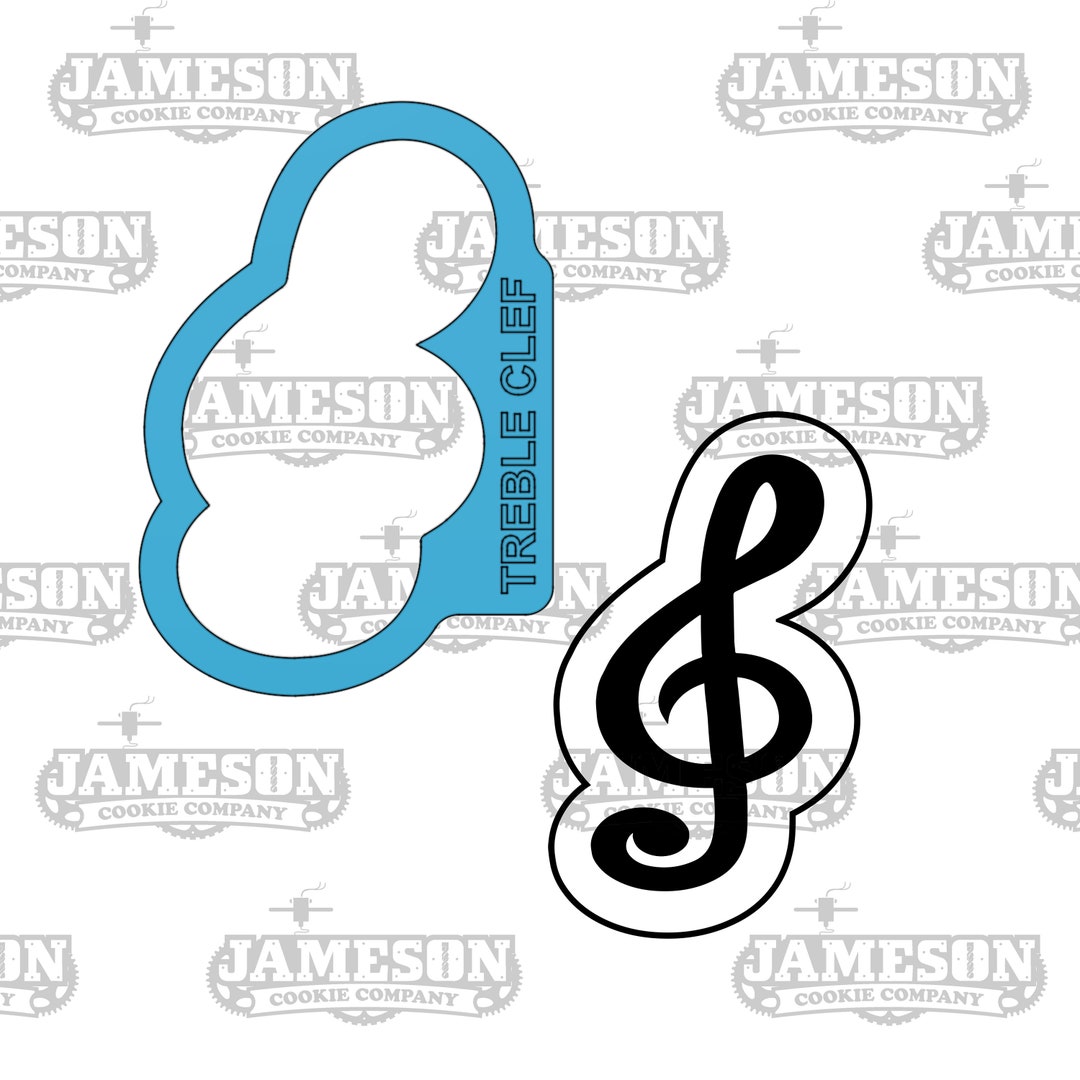 Treble Clef Music Note Cookie Cutter - School, Music Theme - Etsy