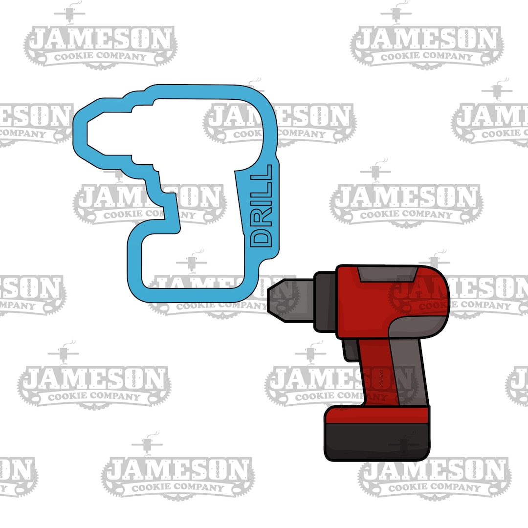 Power Tool, Drill Cookie Cutter - Tool or Toolbox Theme - Father Day ...