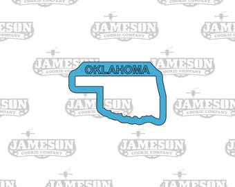 Oklahoma Cookie Cutter - Etsy