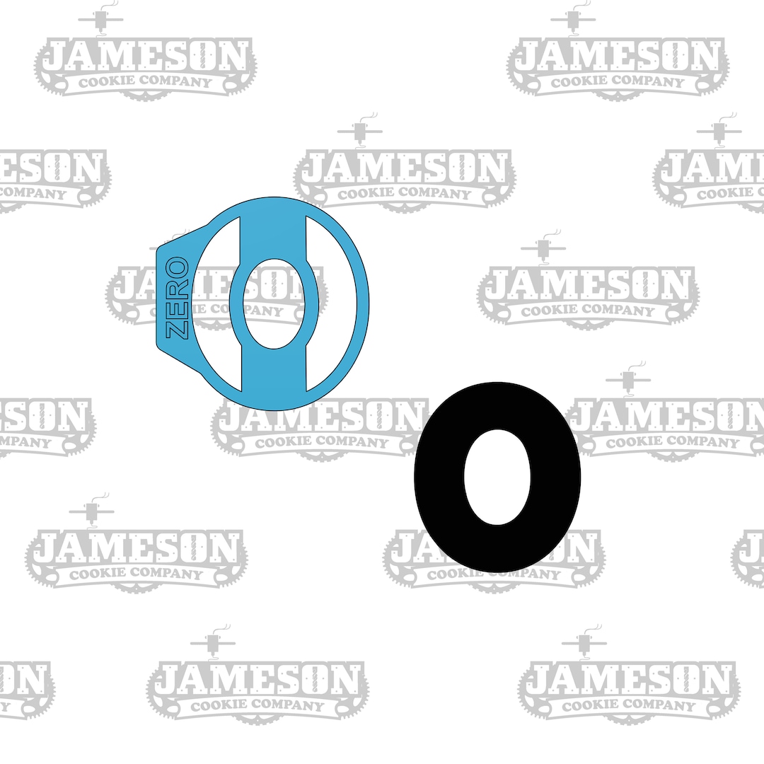 Number 0 (zero) Cookie Cutter Set - Birthday, Plaque - Etsy