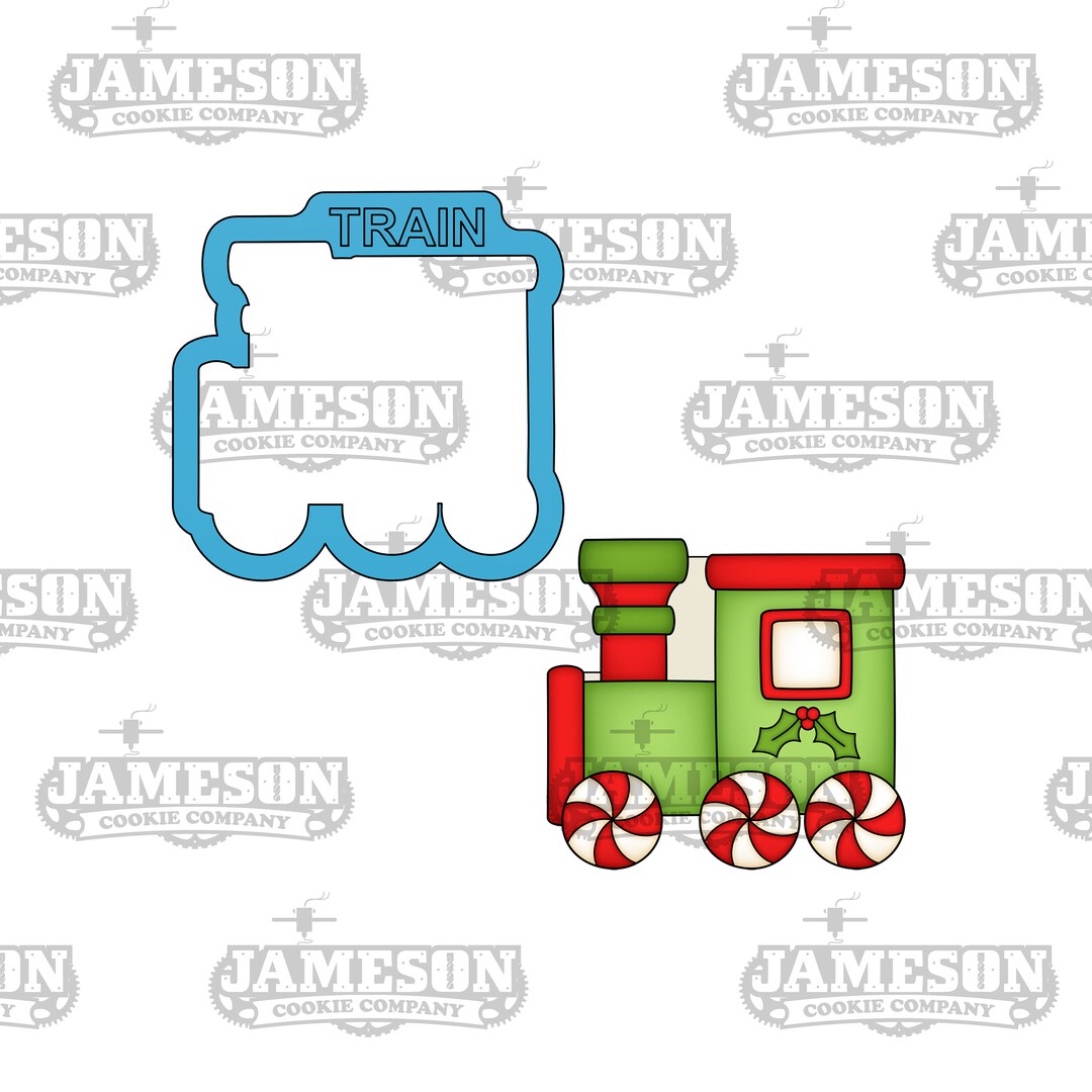 Christmas Train Cookie Cutter - Train Engine - Etsy