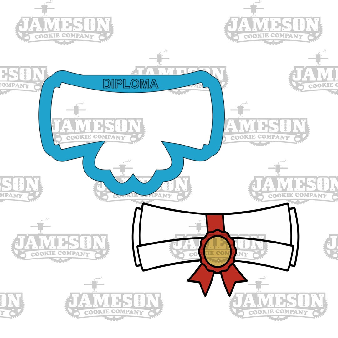 Diploma #3 Cookie Cutter - Graduate Degree, Congratulations, Senior - Etsy