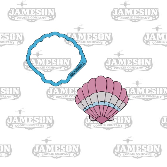 Sea Shell Cookie Cutter Under Sea Theme Birthday Theme - Etsy