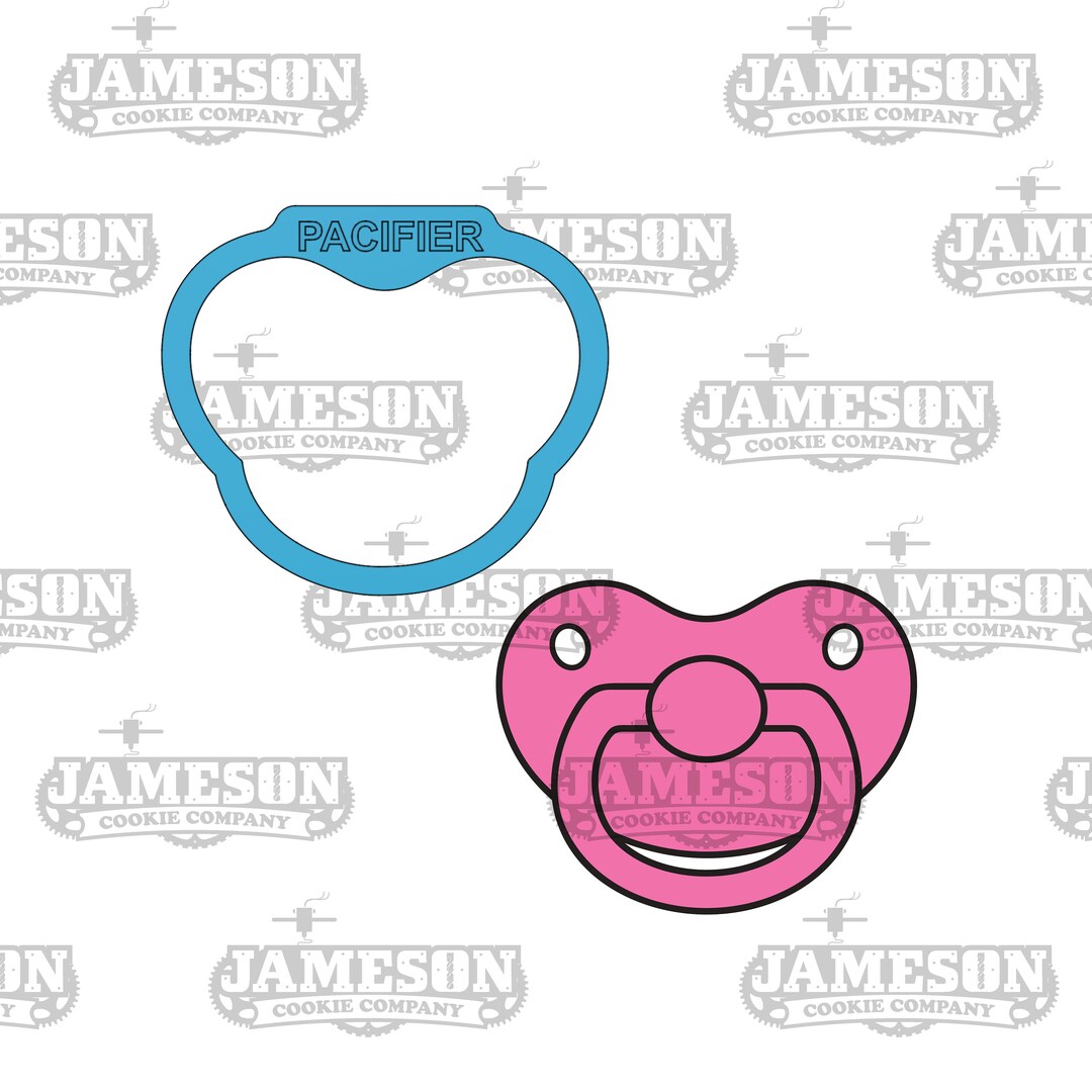 Baby Pacifier Cookie Cutter - Baby Shower Cookie Cutter - Etsy