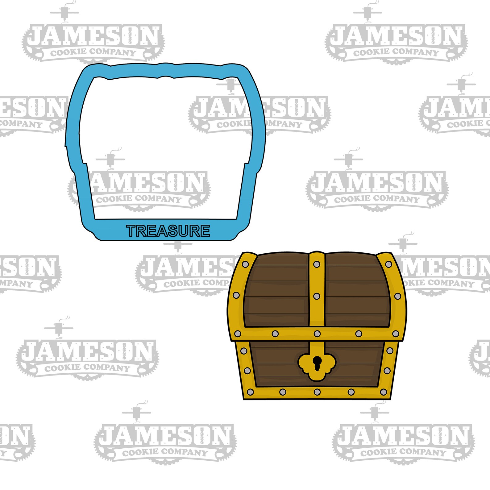 Treasure Chest Cookie Cutter - Pirate - Birthday Theme - Etsy