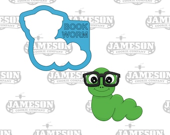 Nerdy Worm Cookie Cutter - Etsy