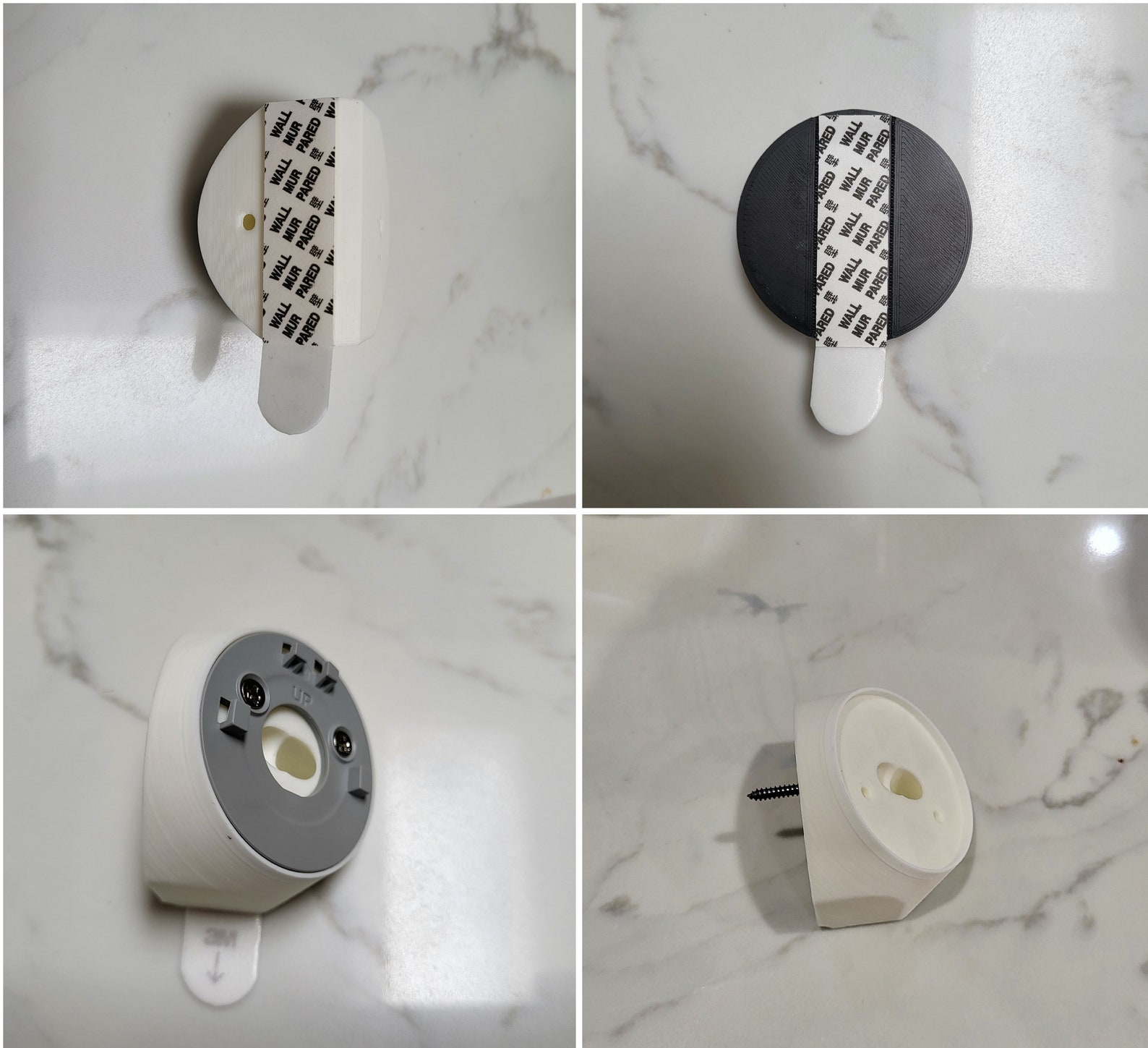 Wall Mount for Ring Indoor Compact Plug-in Cam (no Drill, No Damage to ...
