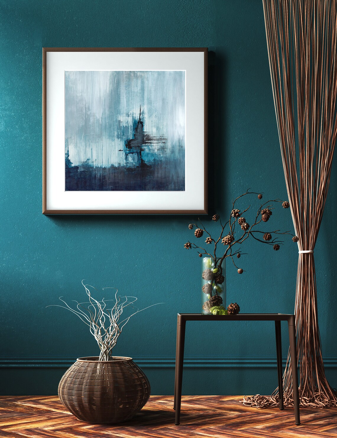 Giclée wall art PRINT of original painting Far from | Etsy