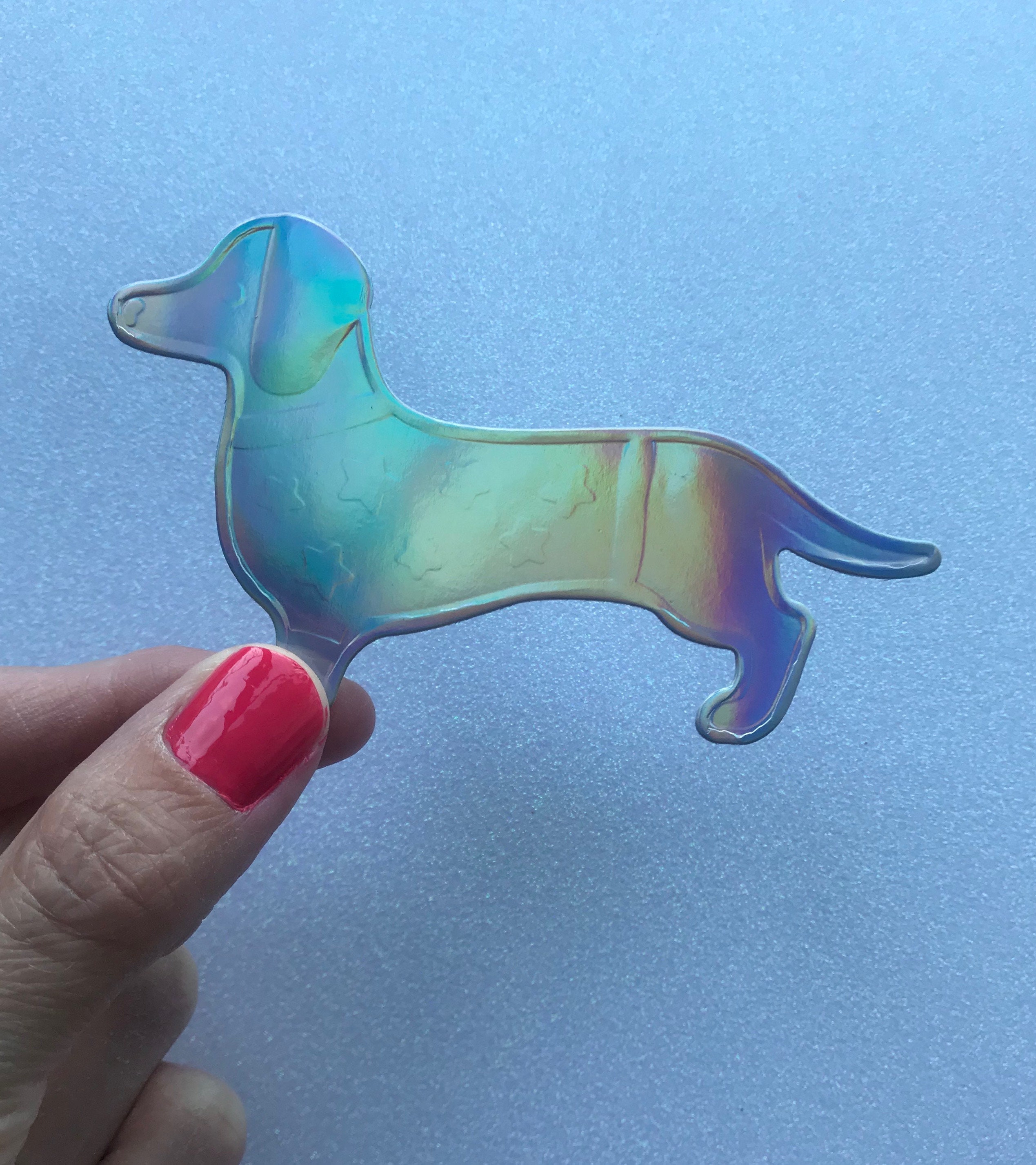 Dog Holographic Sticker, Hologram Sticker - Etsy