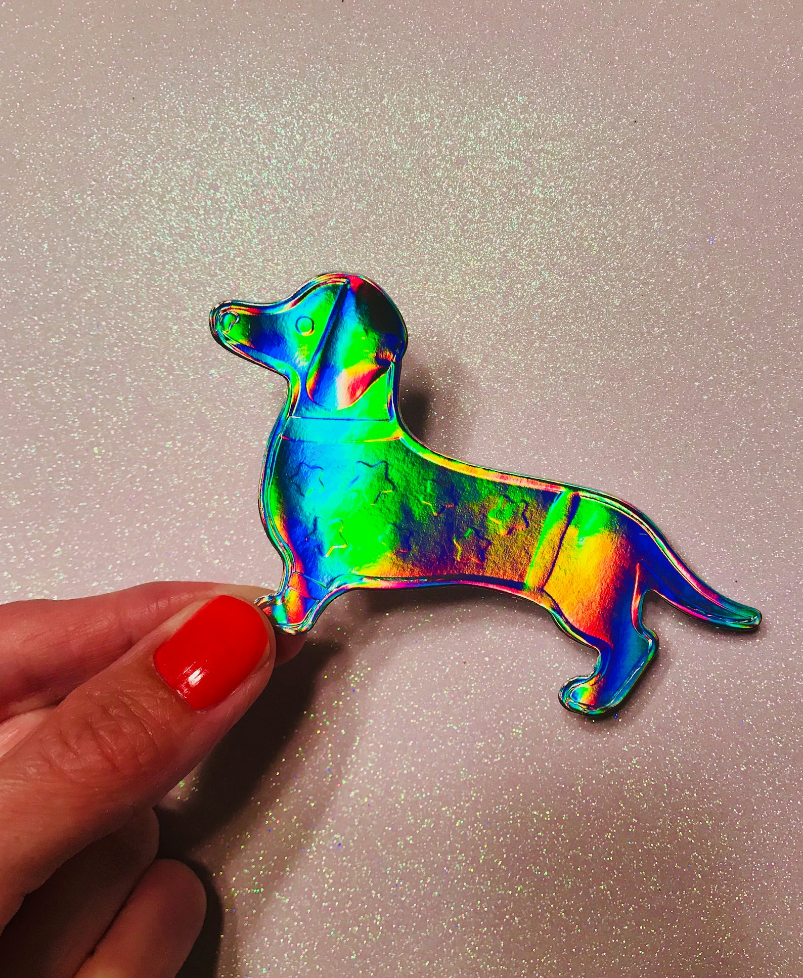Dog Holographic Sticker, Hologram Sticker - Etsy