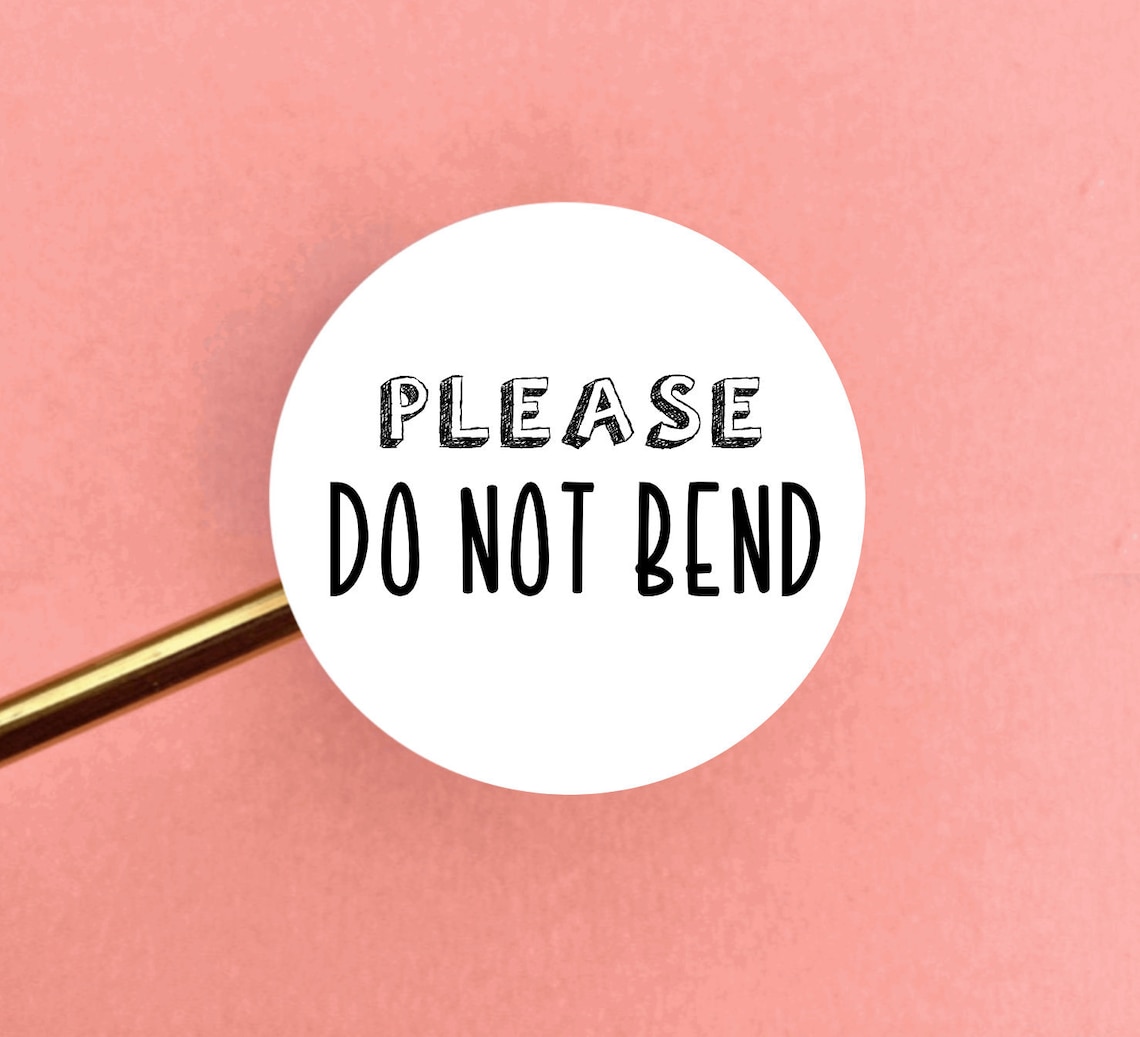 Do Not Bend Stickers, Fragile Stickers, Packaging Stickers, Please Do ...