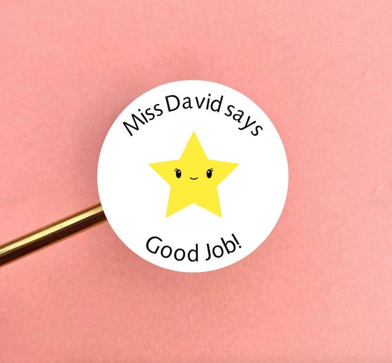 Teacher Stickers Good Job Stickers Well Done Stickers | Etsy