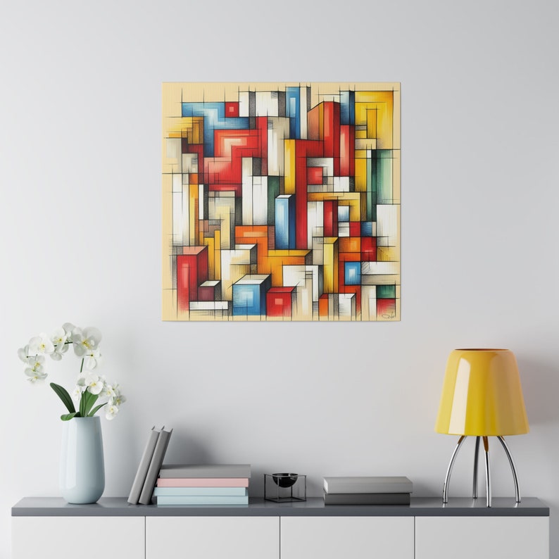 Concrete Jungle - Matte Canvas, Stretched, 0.75" - Etsy