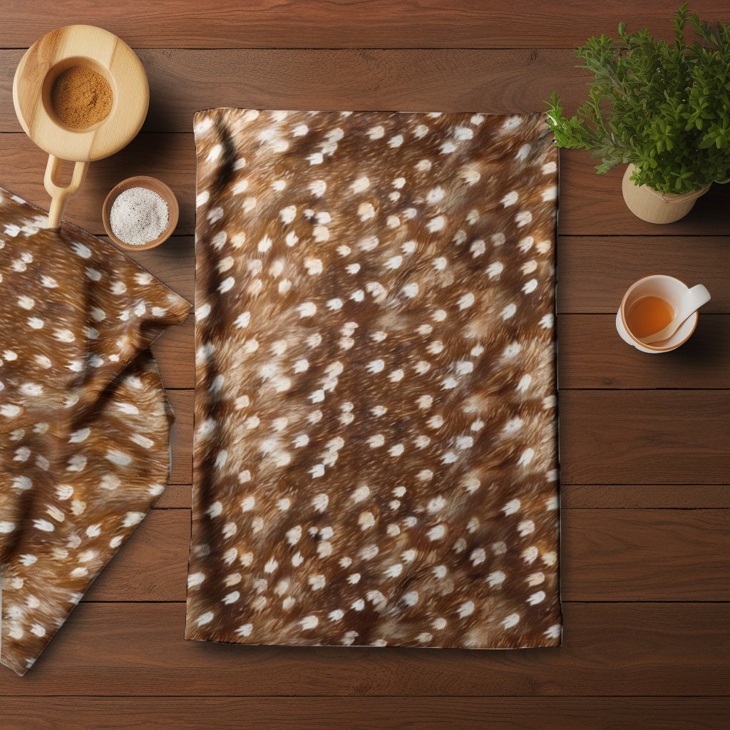 Seamless Digital Pattern | Deer Fawn Seamless Pattern | Fawn Spots ...