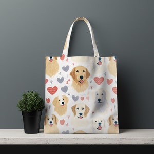 Seamless Digital Pattern | Illustrated Dogs | Valentine's Day | Puppies ...