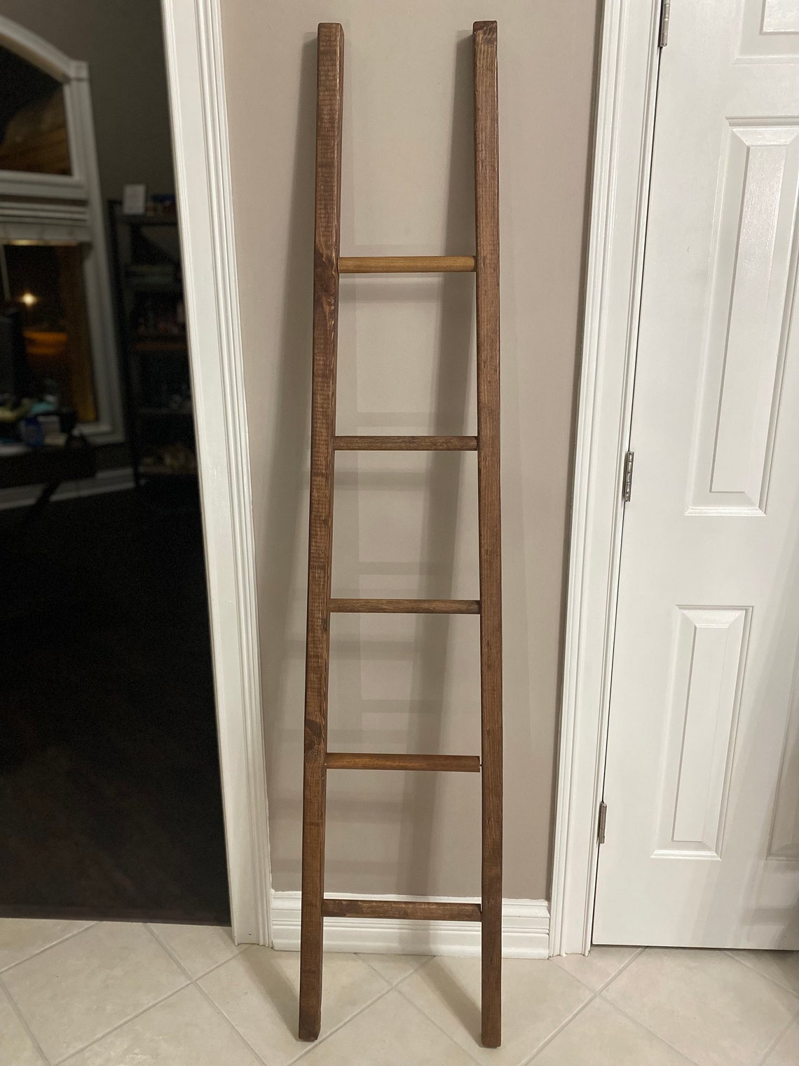 Wooden Decorative Blanket Ladder - Etsy