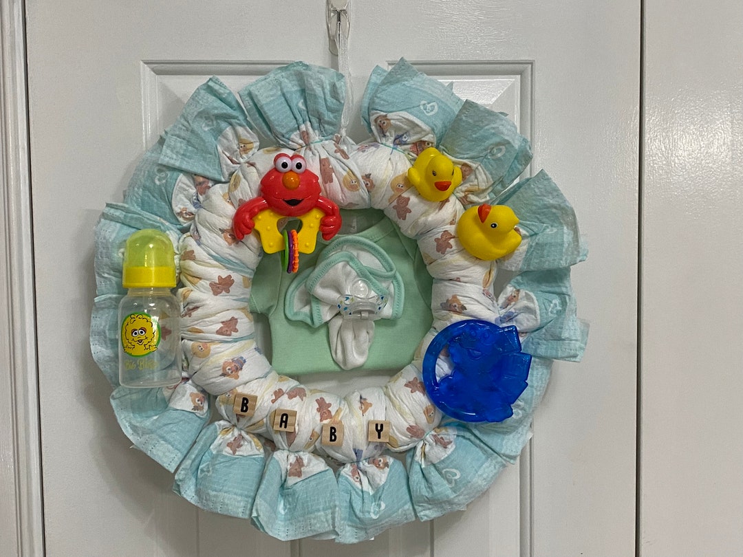 Diaper Wreath - Etsy