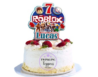 Roblox Cake Topper Personalised - Etsy UK