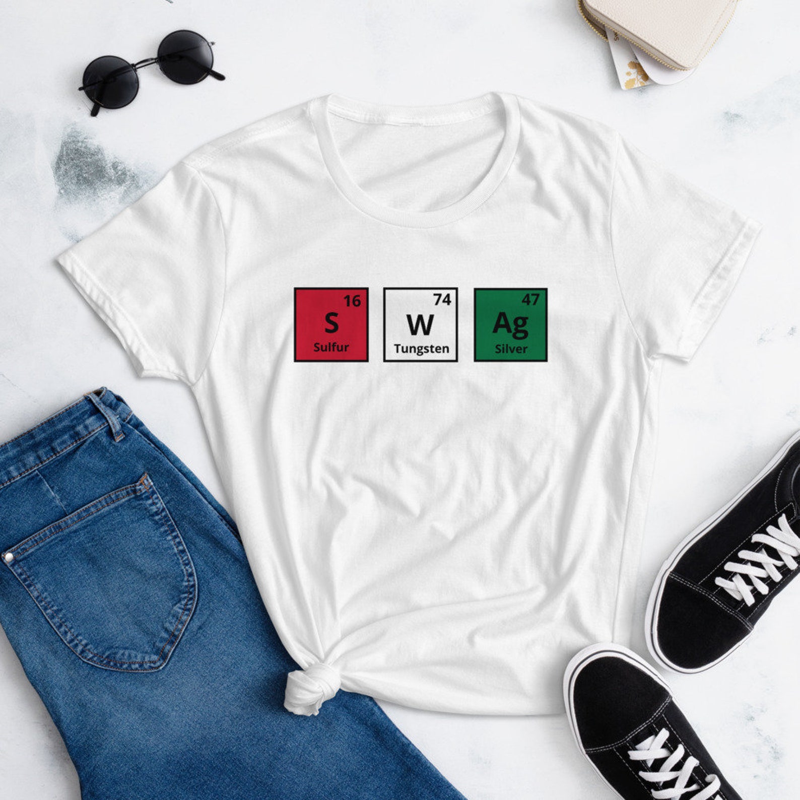 Women's SWAG Short-sleeve T-shirt - Etsy
