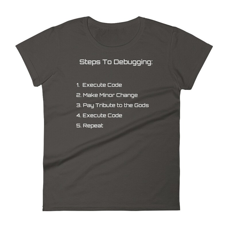 Women's How to Debug Short-sleeve T-shirt - Etsy