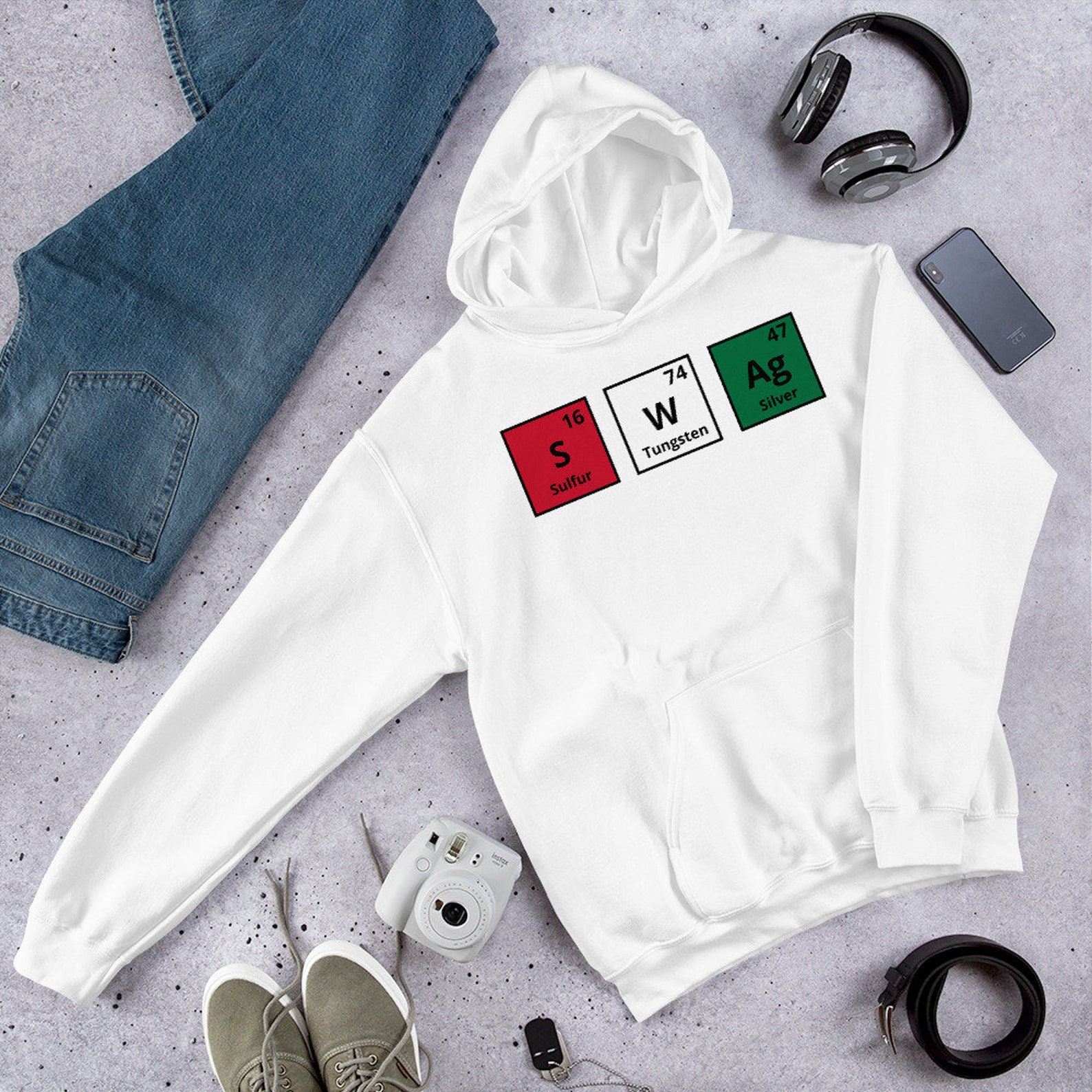 SWAG Hooded Sweatshirt - Etsy