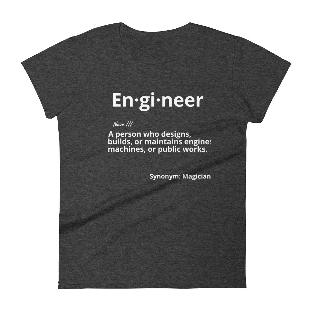 Women's I'm an Engineer Short-sleeve T-shirt - Etsy