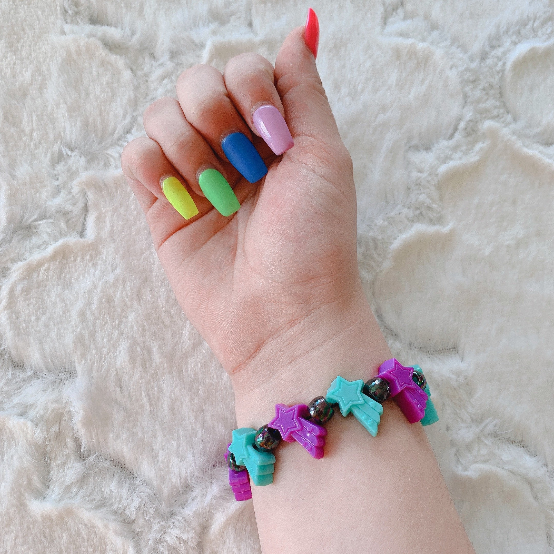 Shooting Star Kandi Bracelet | Etsy