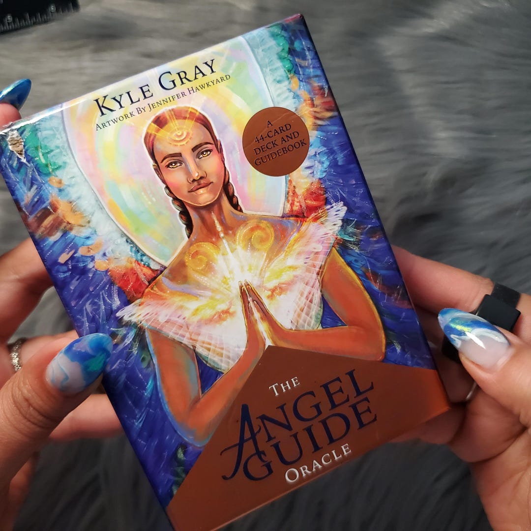 The Angel Guide Oracle by Kyle Gray, 44 Card Deck With Companion ...