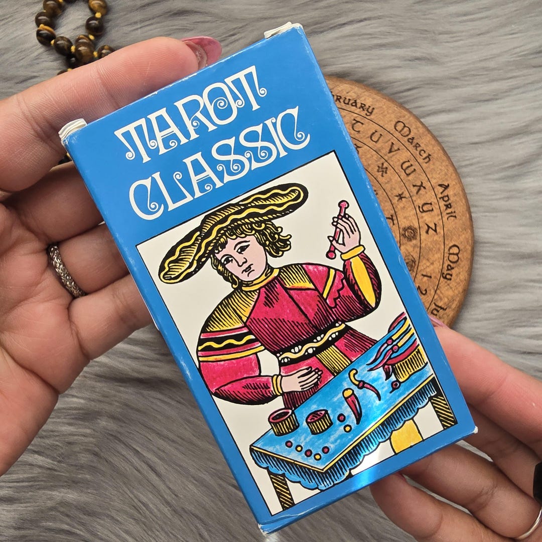 Tarot Classic by Stuart R. Kaplan, 78 Card Tarot Deck With Little White ...