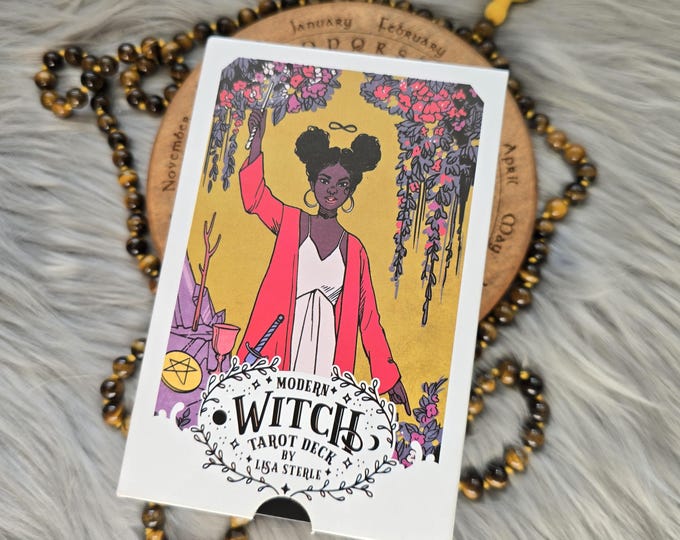 Modern Witch Tarot Deck by Lisa Sterle, 78 Card Tarot Deck With ...