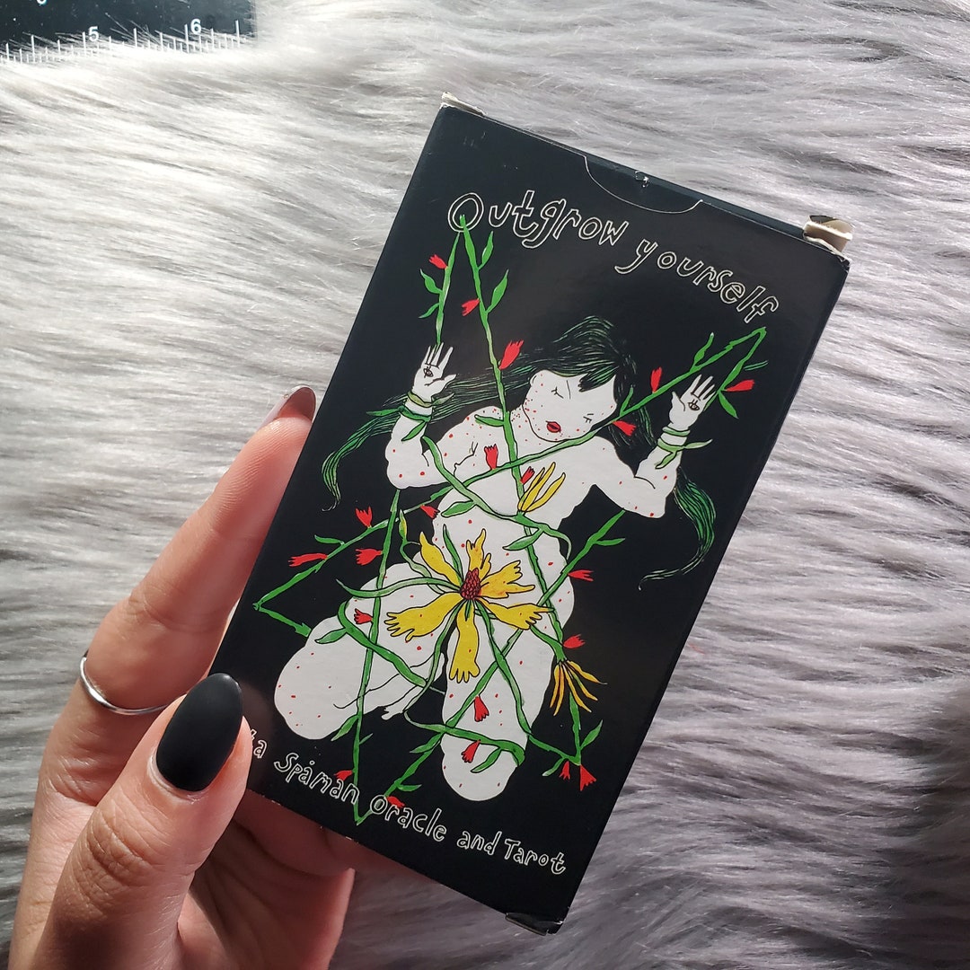 Outgrow Yourself Äkta Spåman Oracle and Tarot, 78 Card Deck With ...