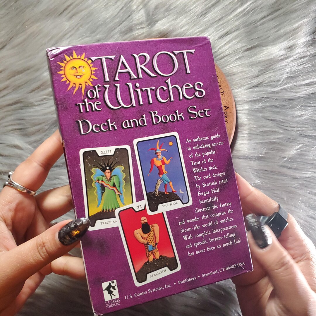Tarot of the Witches Deck and Book Set by Stuart R. Kaplan, 78 Card ...
