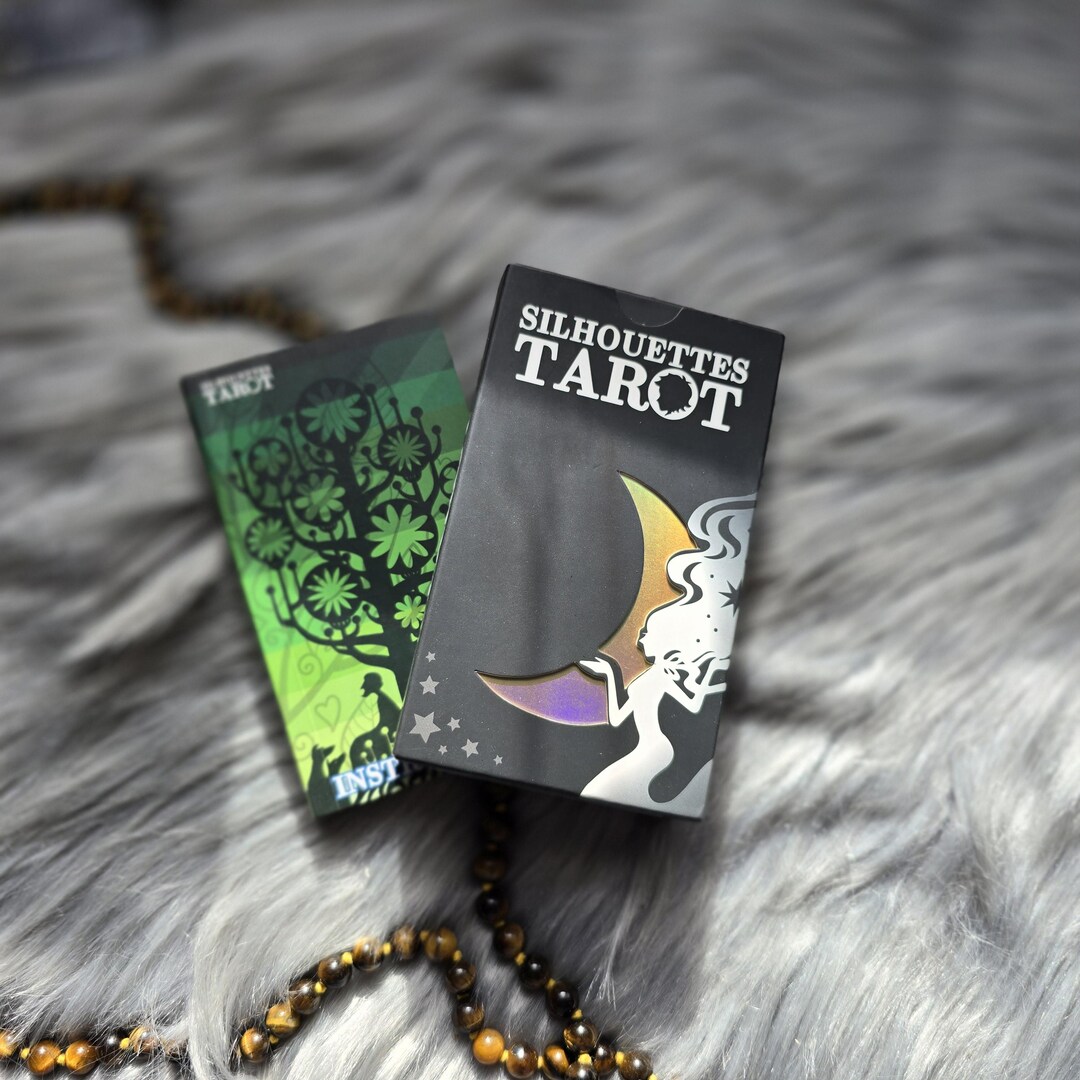 Silhouettes Tarot, 78 Card Tarot Deck With Companion Guidebook and Box ...
