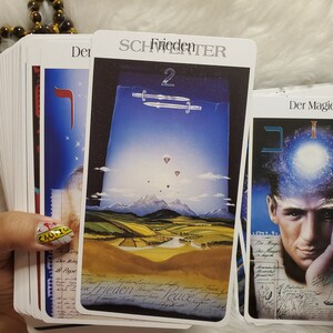 Tarot by Carl-w. Rohrig 78 Card Tarot Deck With Little White - Etsy