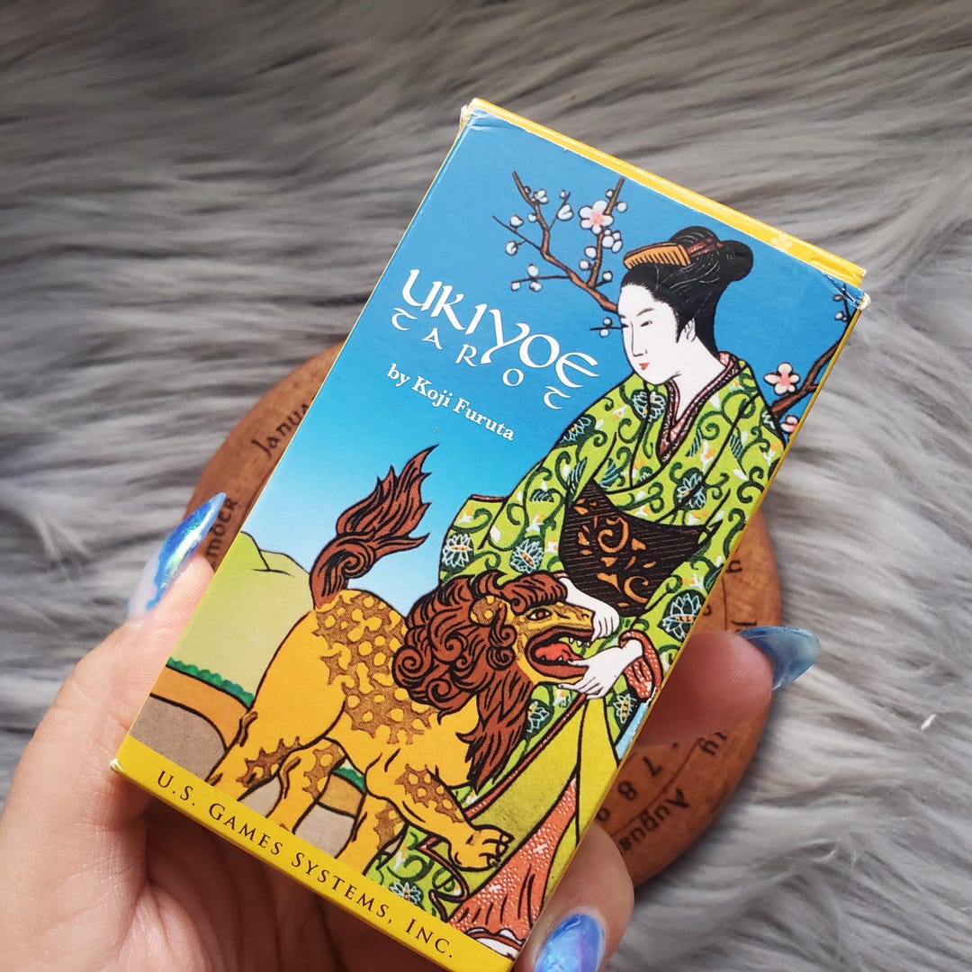 Ukiyoe Tarot by Koji Furuta, 78 Card Tarot Deck With Little White Book and Box - Etsy