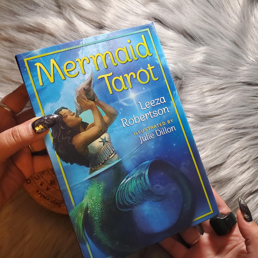 Mermaid Tarot by Leeza Robertson, 78 Card Tarot Deck With Companion Guidebook and Box USED - Etsy