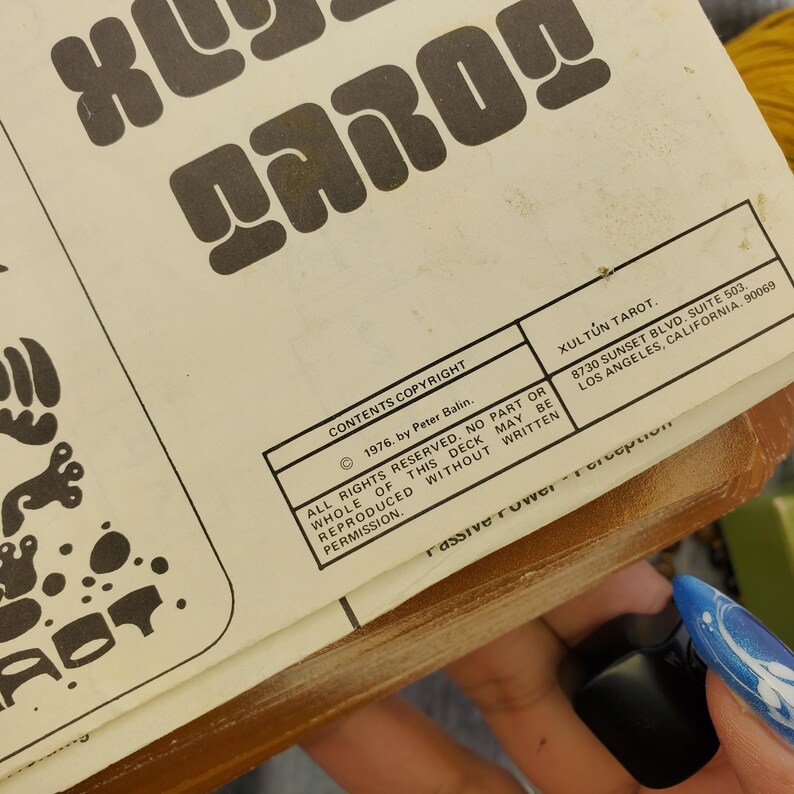 Xultun Tarot by Peter Balin, 78 Card Tarot Deck With Guide Sheet and ...