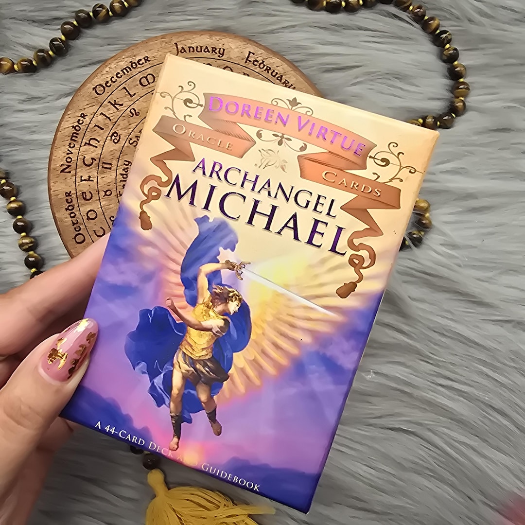 Archangel Michael Oracle Cards by Doreen Virtue, 44 Card Deck With ...