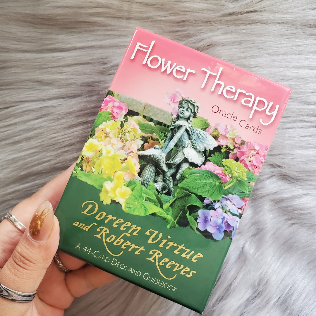 Flower Therapy Oracle Cards by Doreen Virtue and Robert Reeves, 44 Card ...