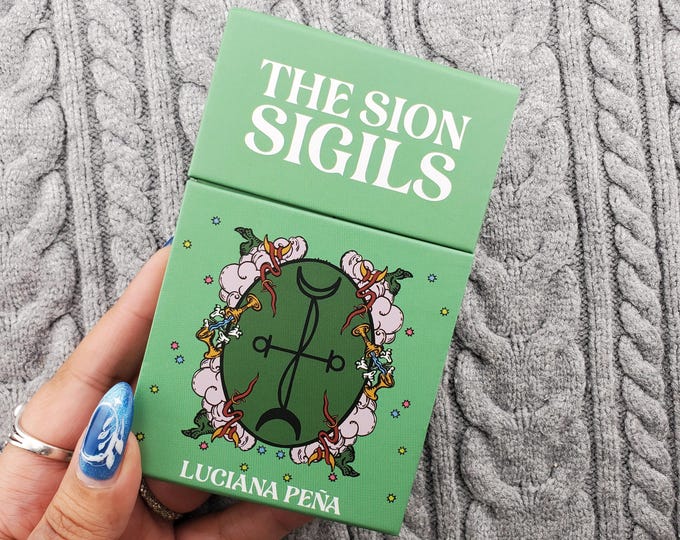 The Sion Sigils by Luciana Peña, 23 Card Oracle Deck With Guidebook and ...