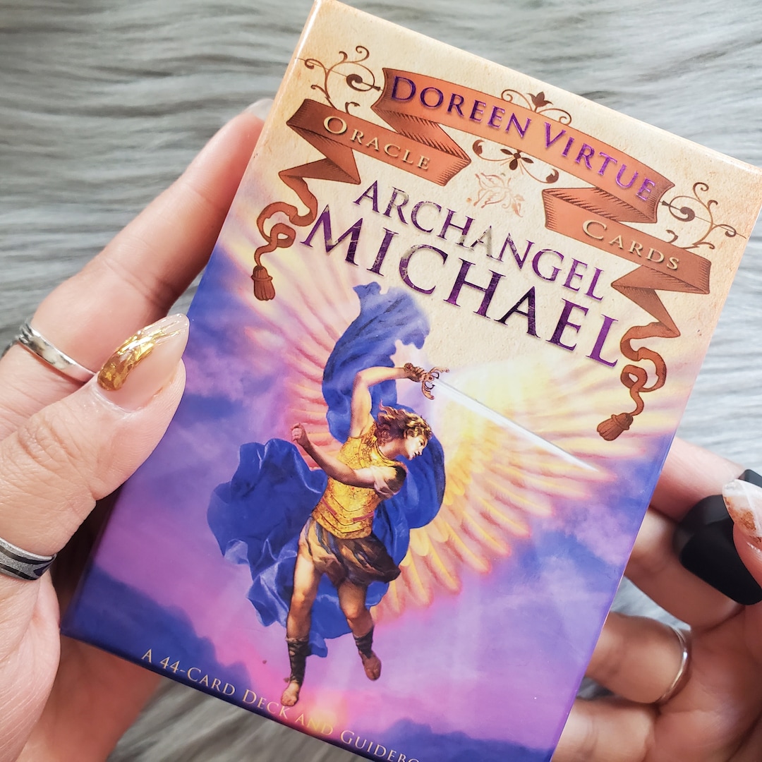 Archangel Michael Oracle Cards by Doreen Virtue, 44 Card Deck With ...