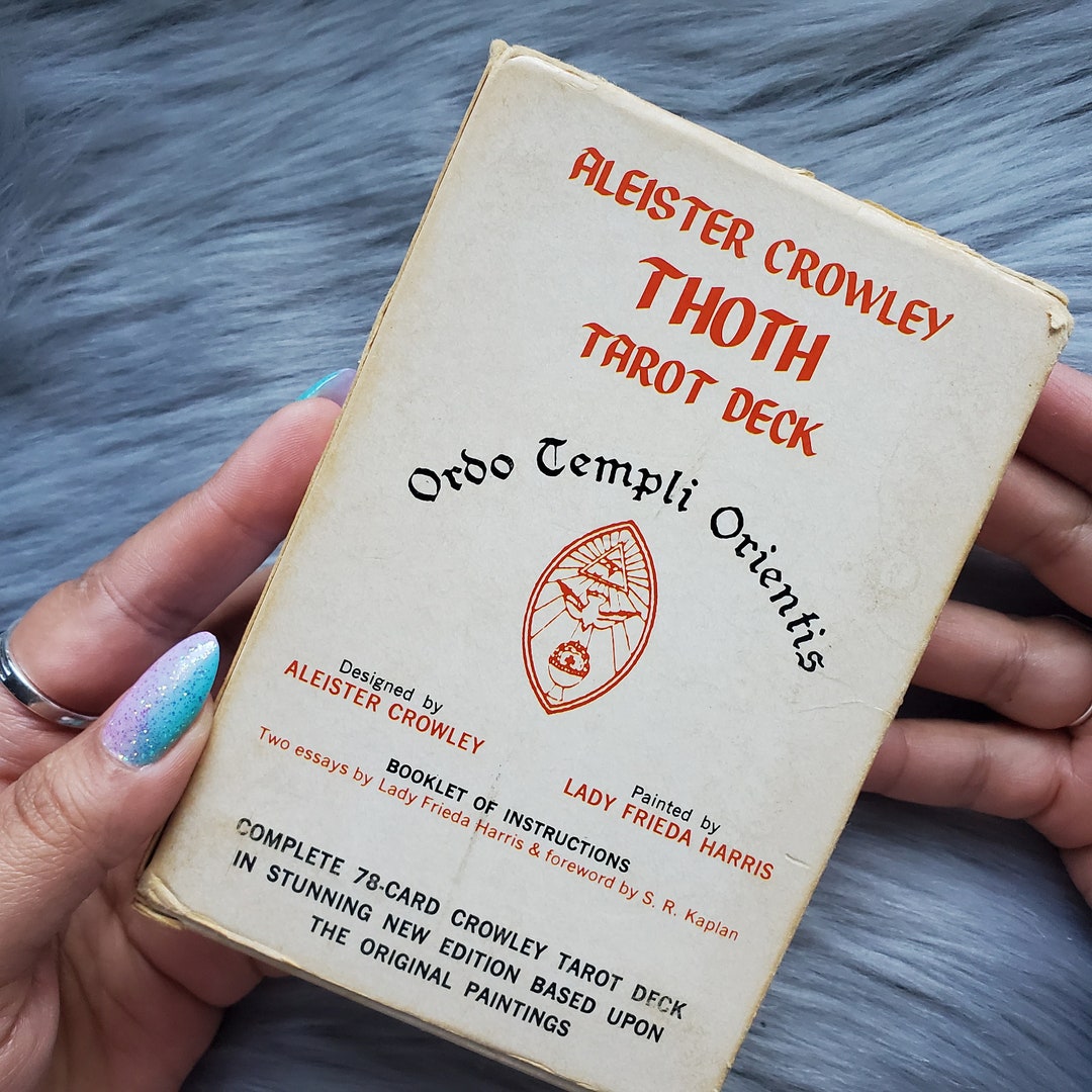 Aleister Crowley Thoth Tarot Deck, 79 Card Tarot Deck With Little White ...