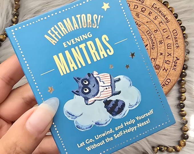 Affirmators! Evening Mantras, 30 Card Deck With Original Box, No ...