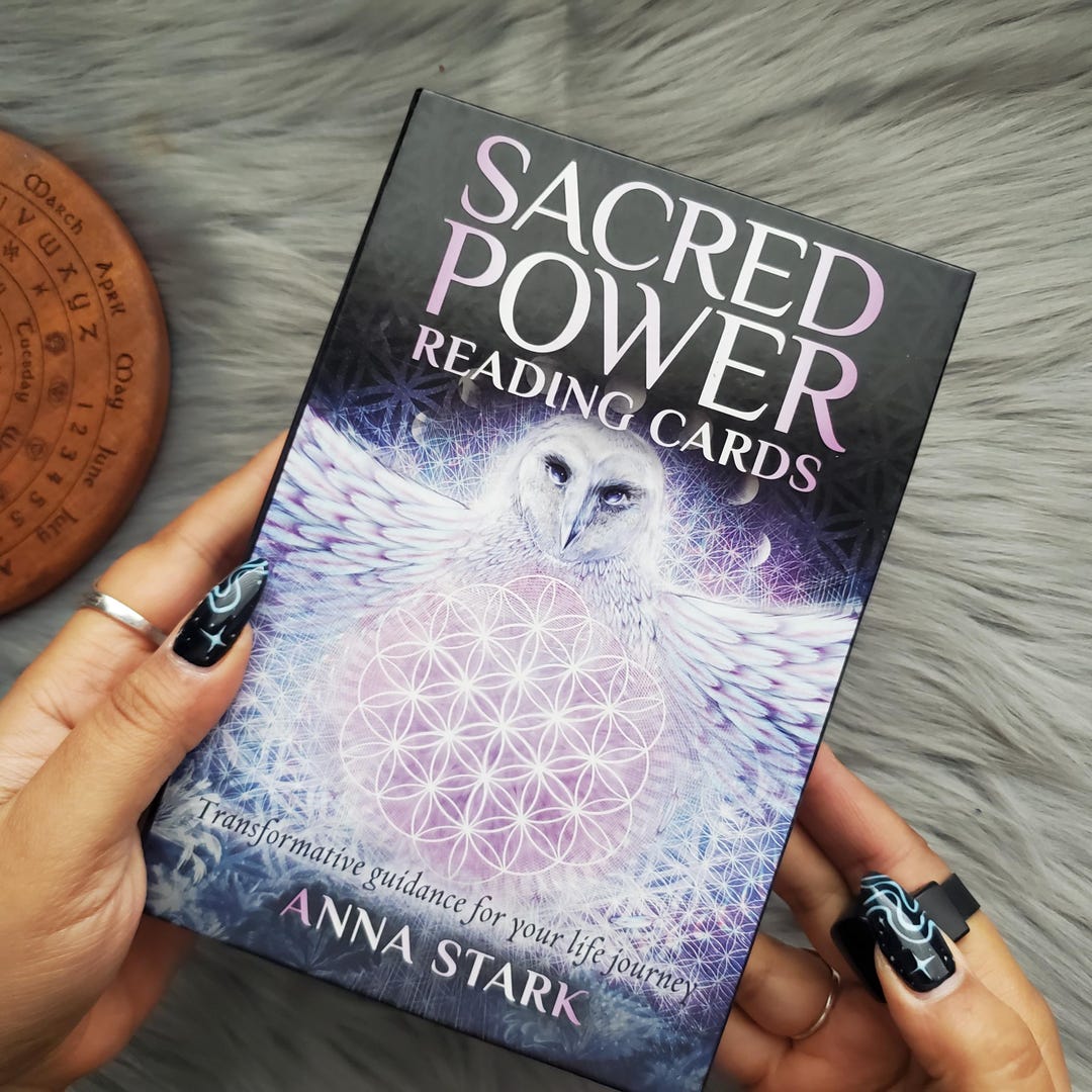 Sacred Power Reading Cards by Anna Stark, 36 Card Deck With Companion Guidebook and Original Box ...