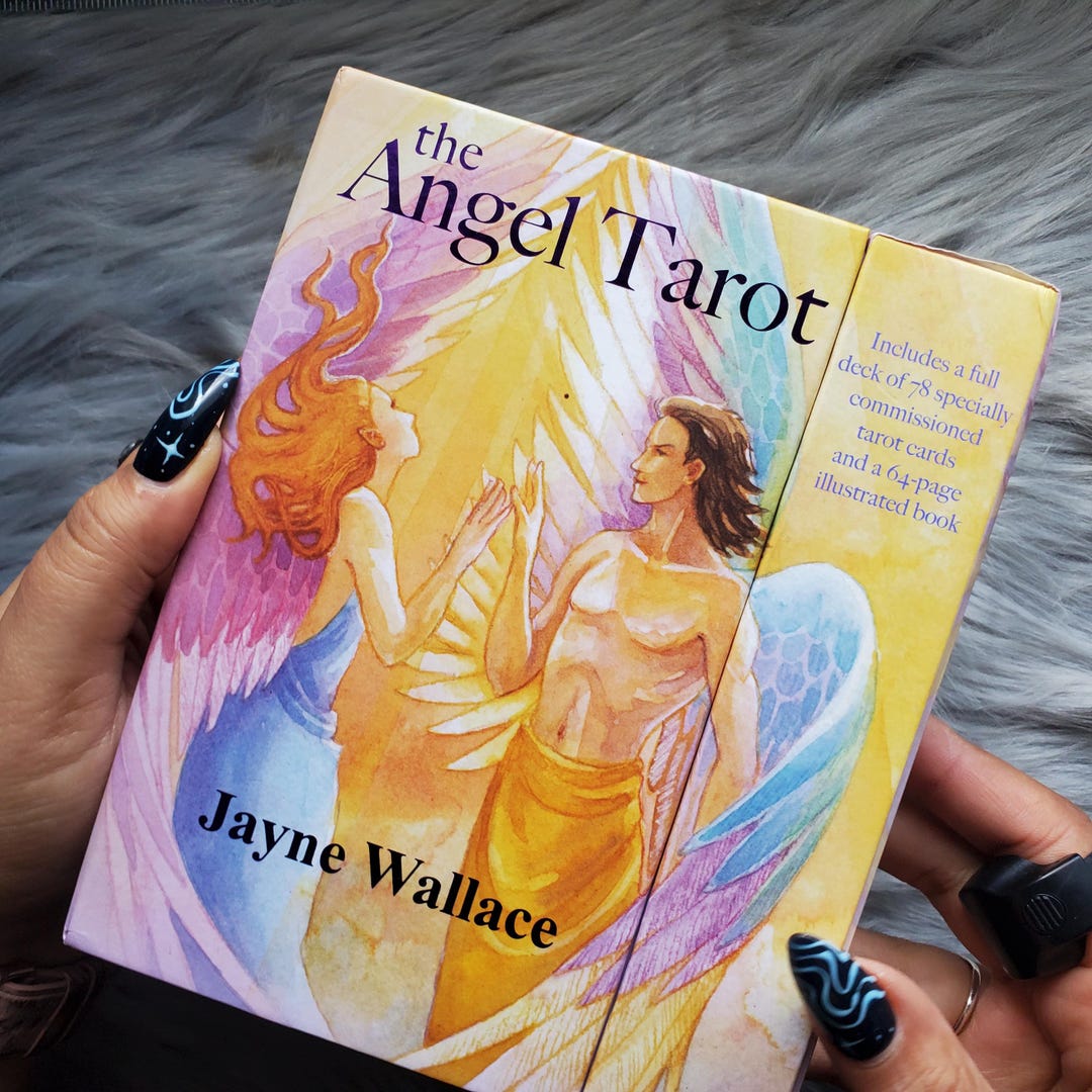 The Angel Tarot by Jayne Wallace, 78 Card Tarot Deck With Companion ...