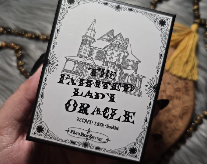 The Painted Lady Oracle by Mama Bear Creative, 72 Card Oracle Deck With ...