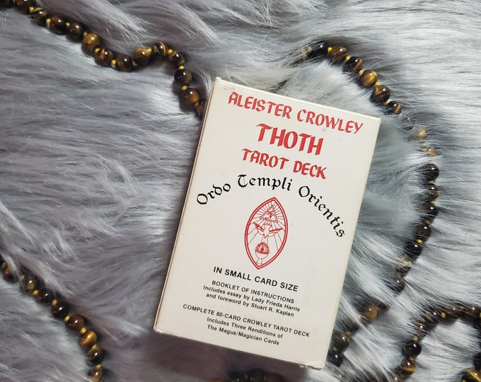 Thoth Tarot Deck Ordo Templi Orientis in Small Card Size by Aleister ...