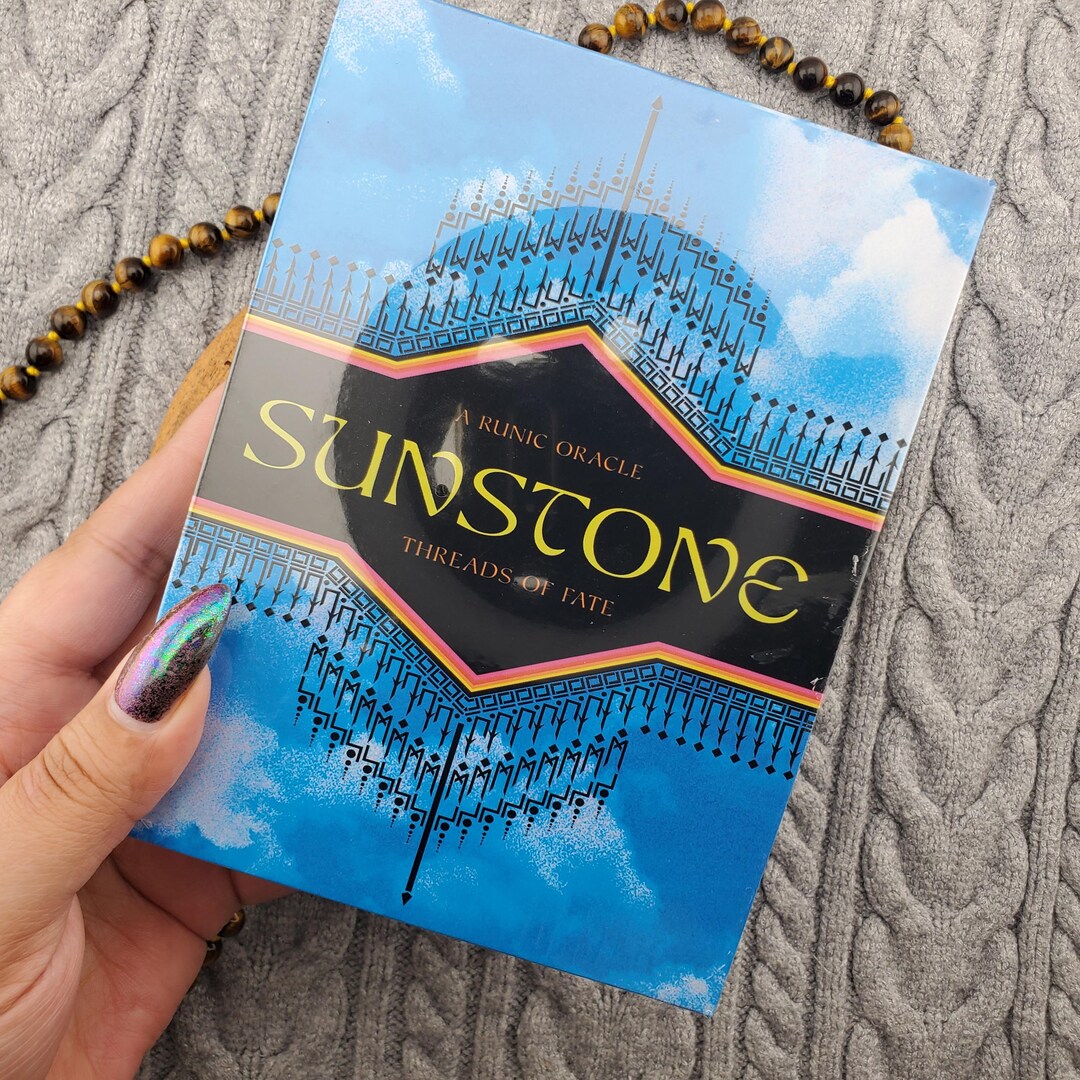 Sunstone A Runic Oracle, 34 Card Oracle Deck With Guidebook and Box ...